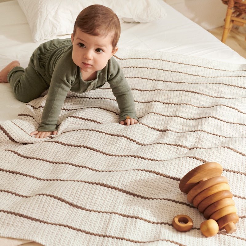 Paul's Purl Rib Blanket Pattern 2406-04 | Sandnes Garn – This is Knit